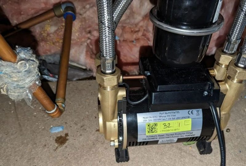 CT Force Installation - Gordon's Property Maintenance | Salamander Pumps